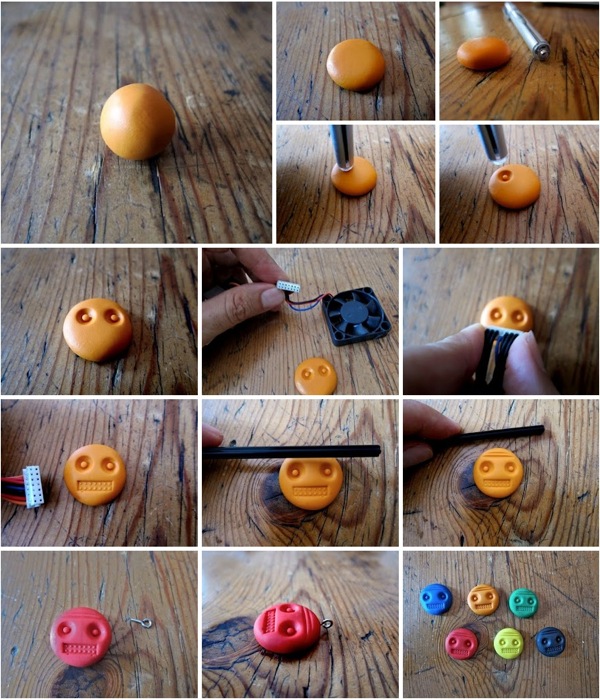MakerCamp: Polymer clay medallions / Boing Boing