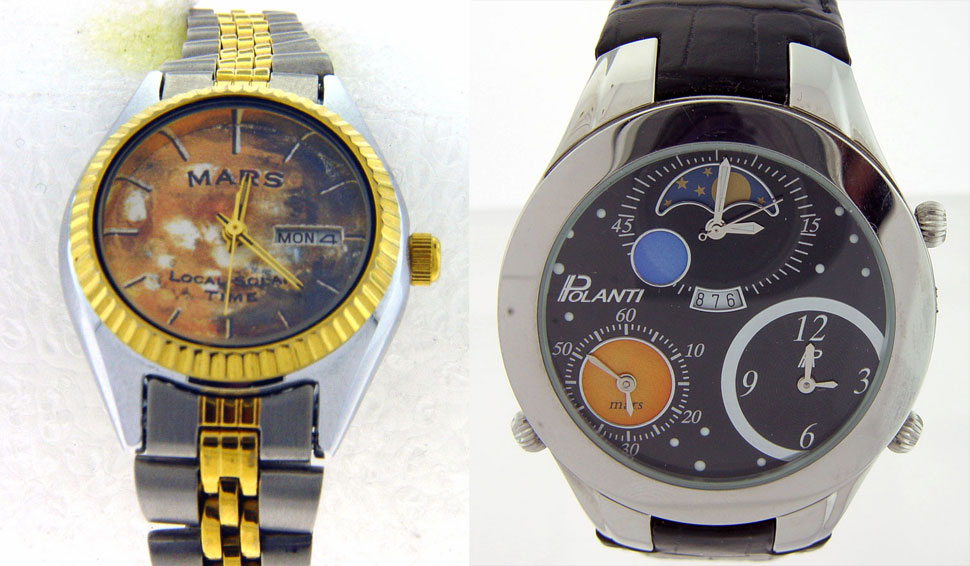 A watch that displays time on both Earth and Mars / Boing Boing