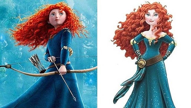 Disney gives Brave princess a body makeover / Boing Boing