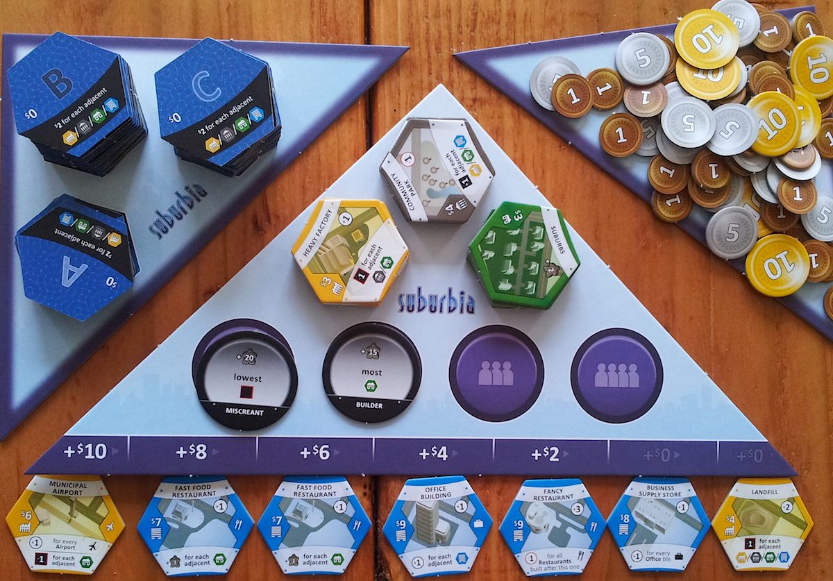 Suburbia board game: a simple, subtle economic simulation / Boing Boing