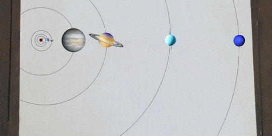 Scale model of the solar system in Nevada's Black Rock Desert / Boing Boing