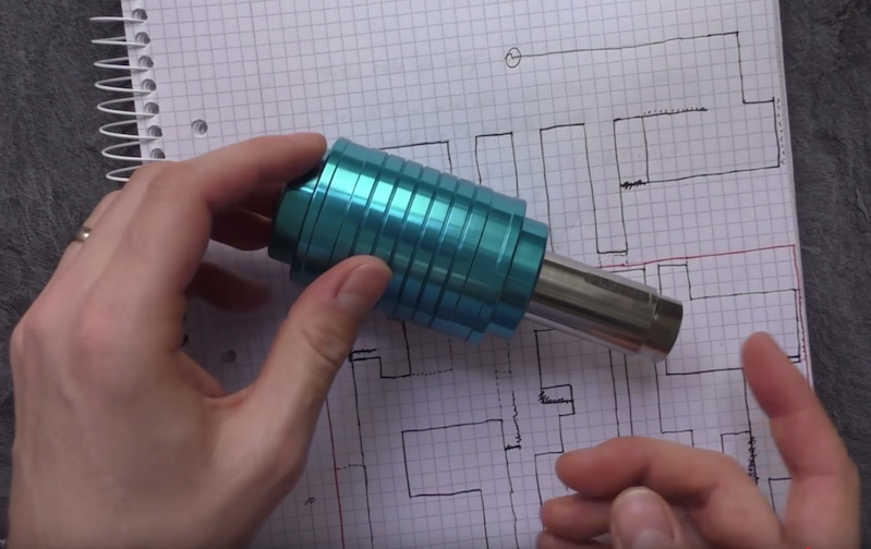 Watch how to solve a maze hidden inside a metal cylinder / Boing Boing