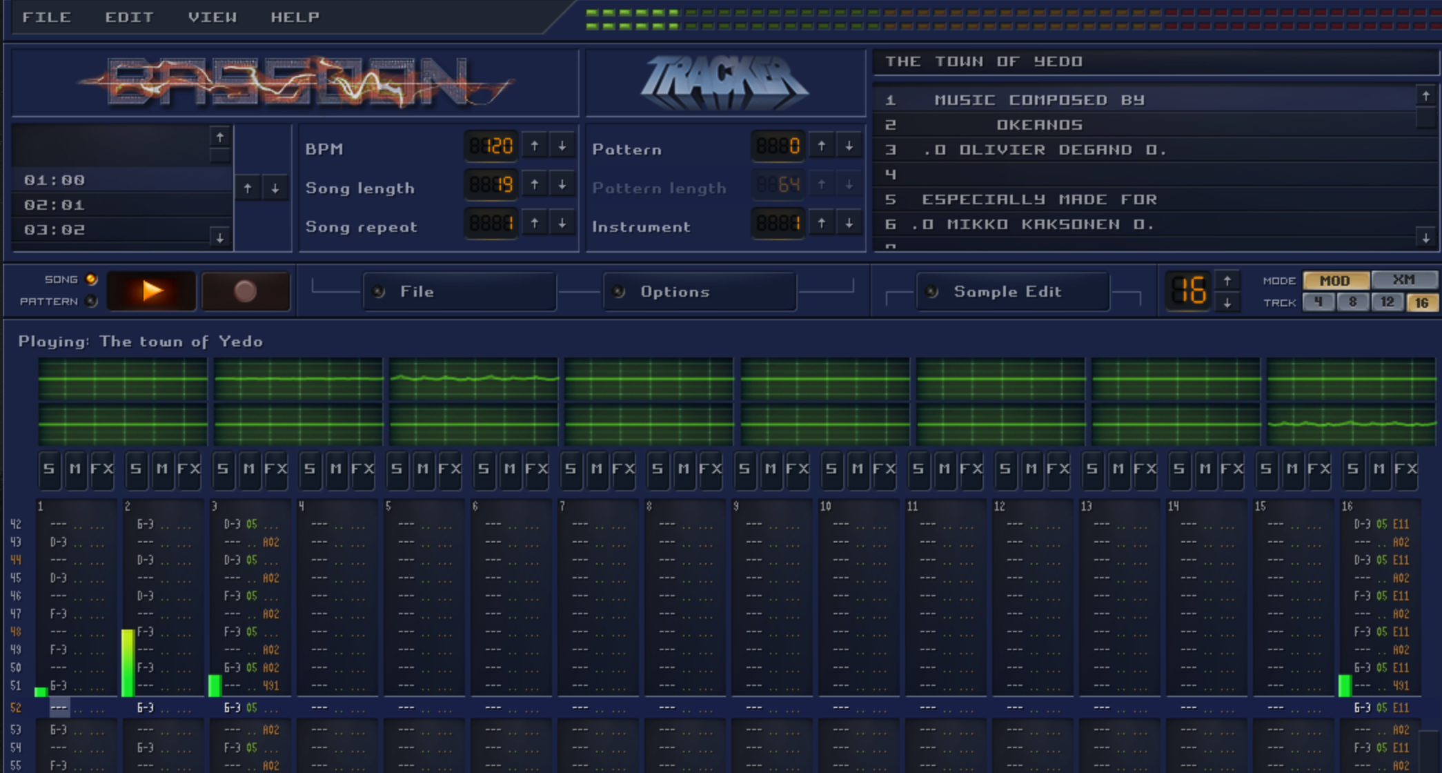 Bassoon Tracker: an Amiga-style music tracker on the web / Boing Boing