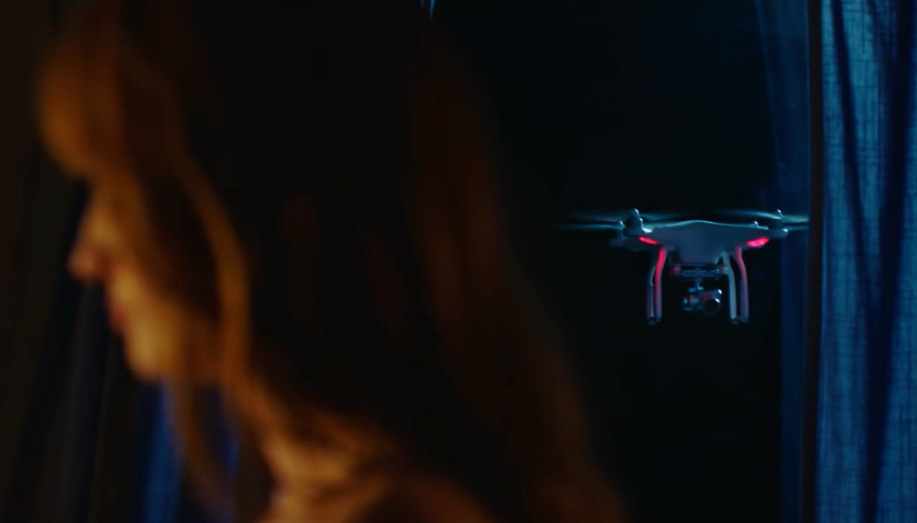 Trailer for "The Drone," a horror film about a sentient flying drone ...