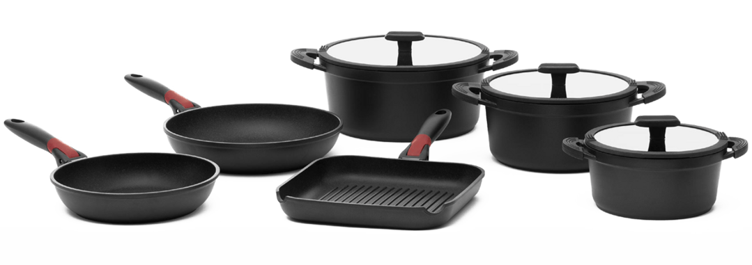 This unique nonstick cookware heats evenly and resists scratching ...