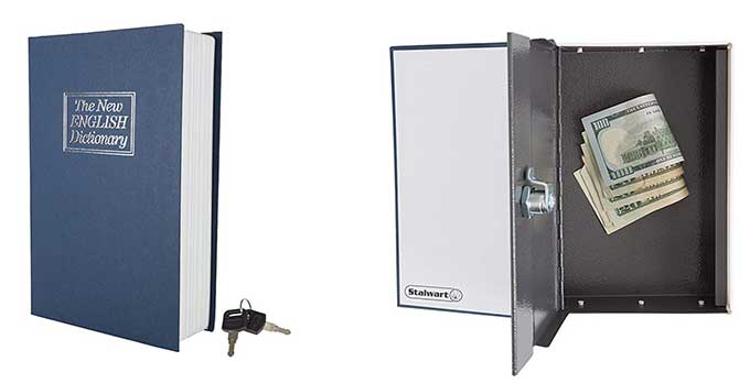 Cheap safe looks like a book / Boing Boing