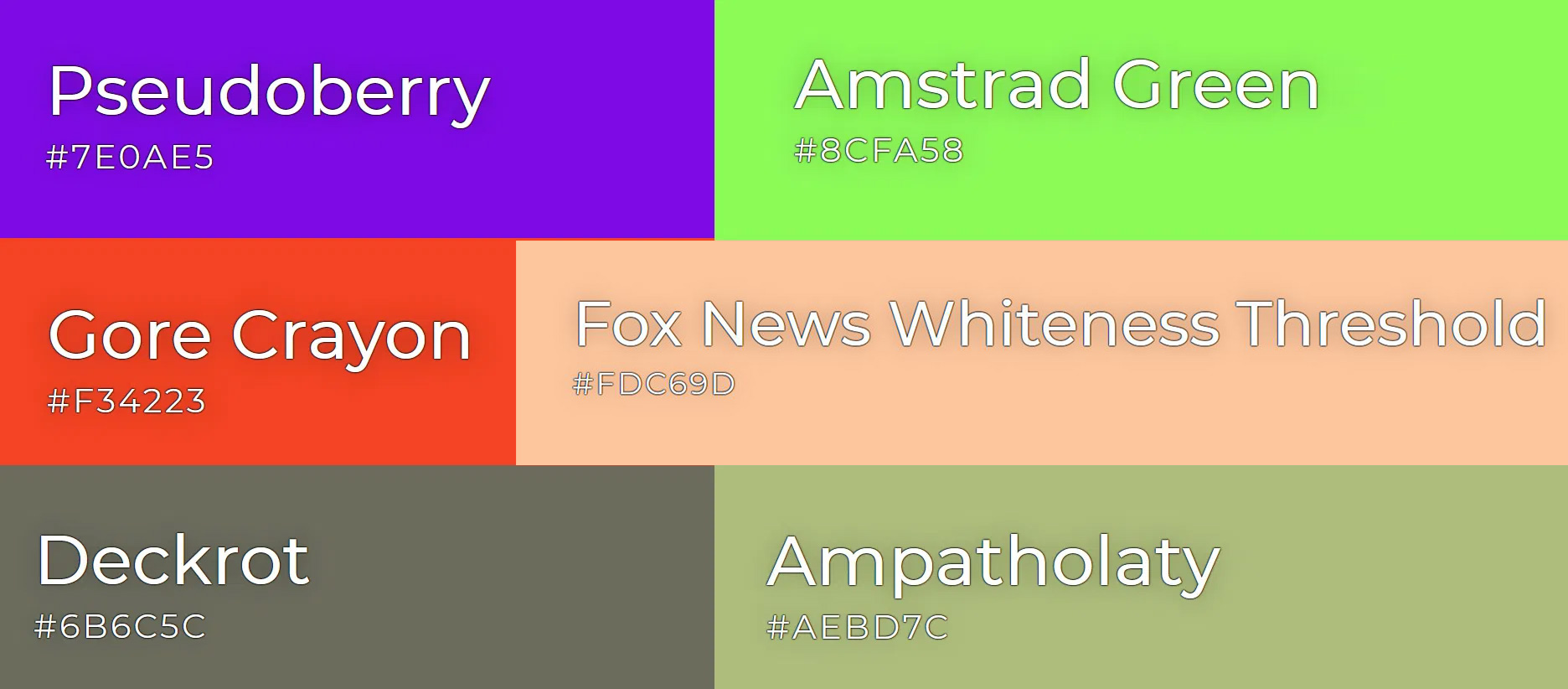 Name every 24 bit RGB color / Boing Boing