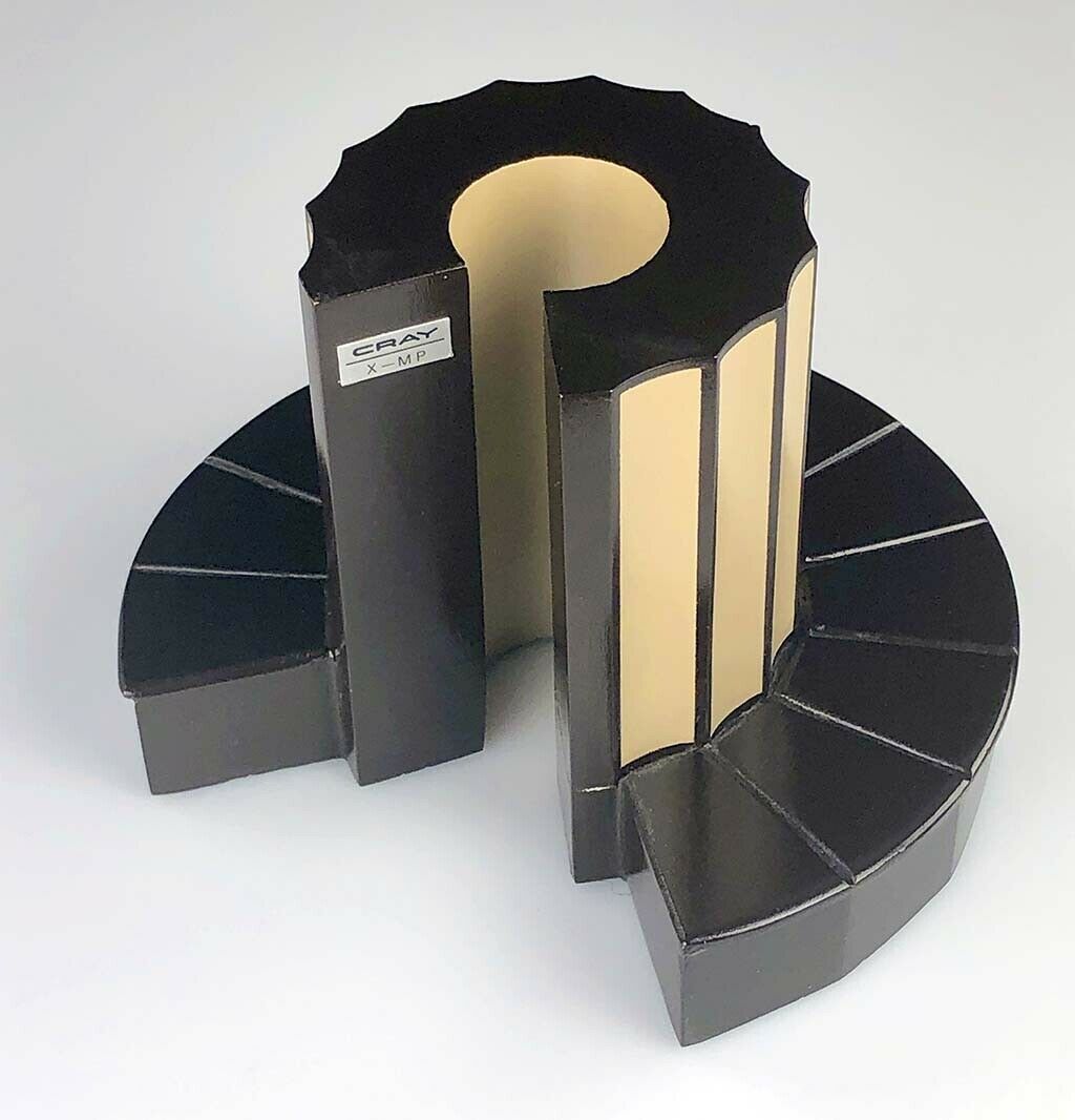 Miniature model Cray X-MP supercomputer / Boing Boing